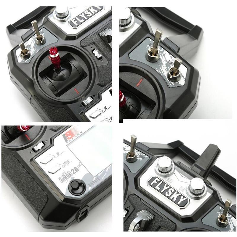 FlySky FS-i6X 2.4GHz 10CH AFHDS 2A RC Telemetry Mode 2 + Receiver FS ...
